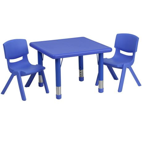 Click here for Flash Furniture 24 Square Blue Plastic Height Adju... prices