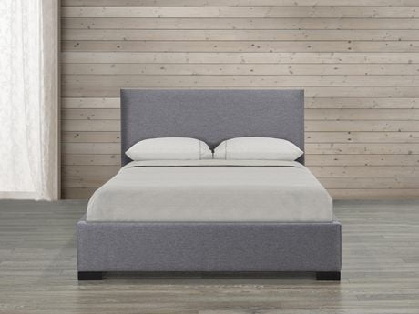 Click here for Brassex Inc King Platform Bed  Grey Grey King prices
