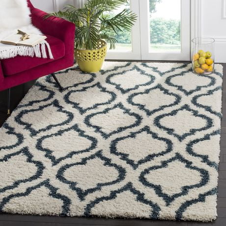 Click here for Safavieh Hudson Louise Geometric Shag Area Rug Ivo... prices