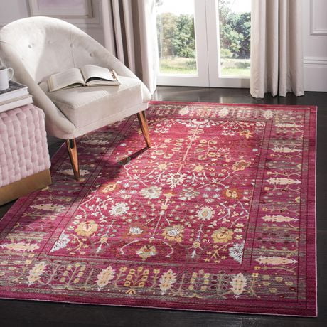 Click here for Safavieh Valencia Grigor Traditional Area Rug Fuch... prices