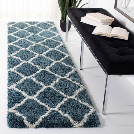 Click here for Safavieh Hudson Aline Geometric Shag Area Rug Slat... prices