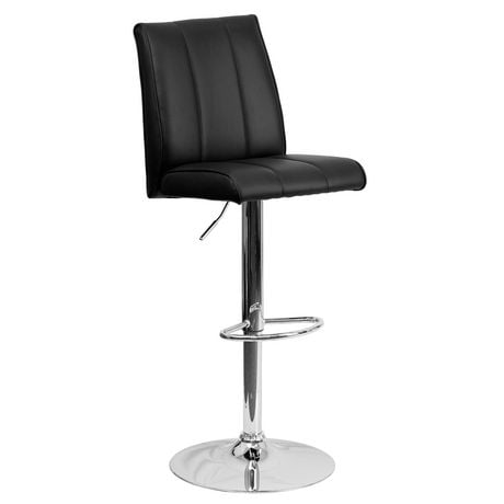 Click here for Flash Furniture Contemporary Black Vinyl Adjustabl... prices
