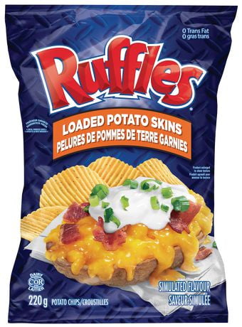 Ruffles Loaded Potato Skins Potato Chip | Walmart Canada