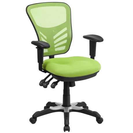 Click here for Flash Furniture Mid-Back White Mesh Multifunction... prices