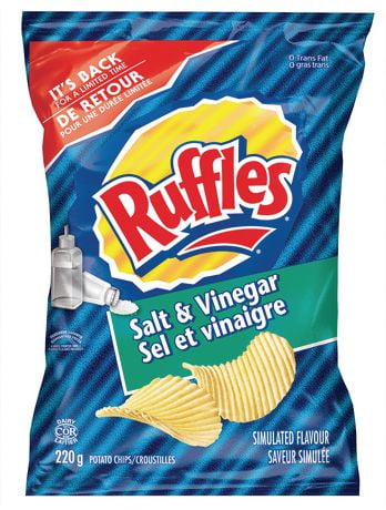 Ruffles Salt & Vinegar Potato Chips | Walmart Canada