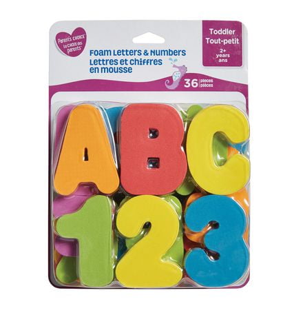 Parent's Choice Toddler's Foam Letters & Numbers - Walmart.ca