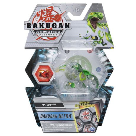 Bakugan Ultra, Diamond Trox, 3-inch Tall Armored Alliance Collectible Action Figure and Trading ...