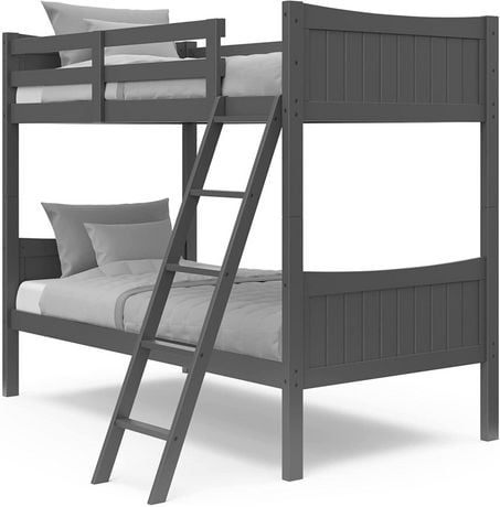 Aspen Twin/Twin Bunk Bed, Grey | Walmart Canada