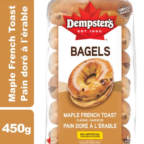 Dempster’s® Maple French Toast Flavour Bagels 6ct | Walmart Canada