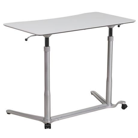 Click here for Flash Furniture Sit-Down  Stand-Up Light Gray Comp... prices