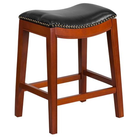 Click here for Flash Furniture 26 High Backless Cappuccino Wood C... prices