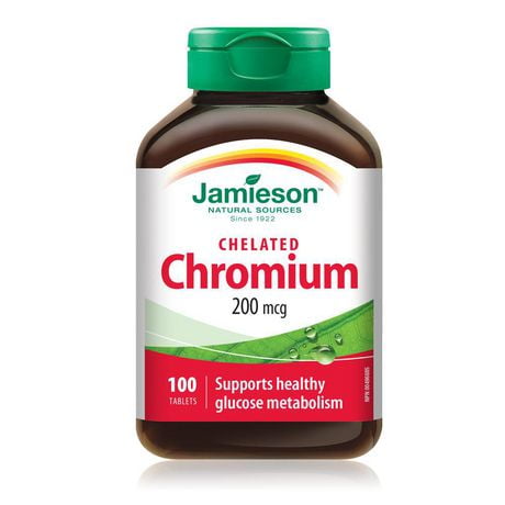 Jamieson Chelated Chromium 200 mcg - Walmart.ca