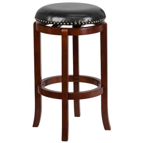 Click here for Flash Furniture 29 High Backless Light Cherry Wood... prices