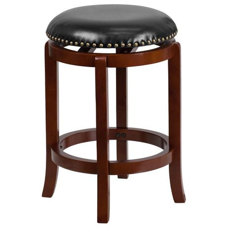 Click here for Flash Furniture 24 High Backless Light Cherry Wood... prices