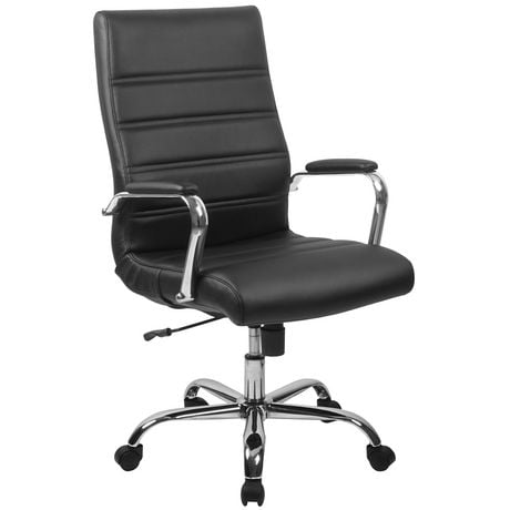 Click here for Flash Furniture High Back Black Leather Executive... prices