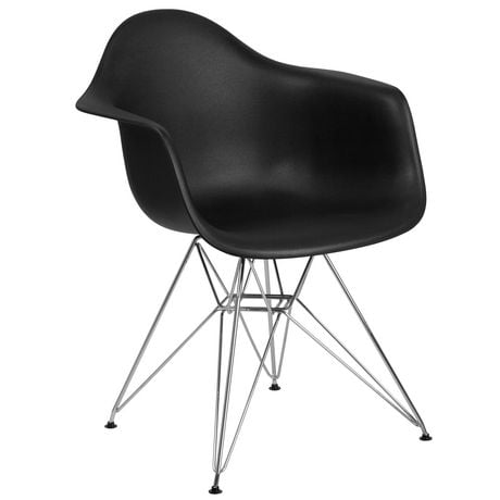 Click here for Flash Furniture Alonza Series Black Plastic Chair... prices