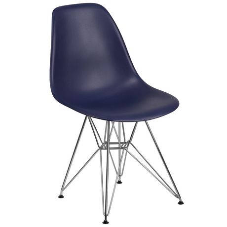 Click here for Flash Furniture Elon Series Black Plastic Chair Wi... prices