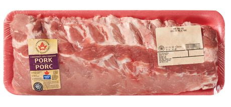 Maple Leaf Pork Back Rib, Variable Weight, 2.20 - 2.60 kg - Walmart.ca