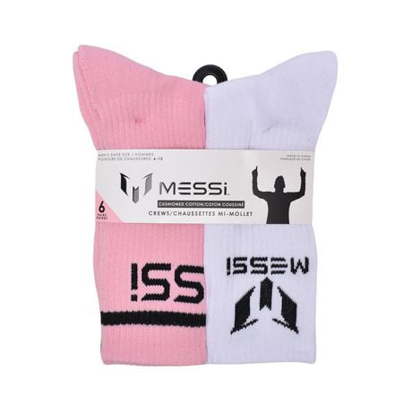 Messi 6pk Crew Socks - Walmart.ca