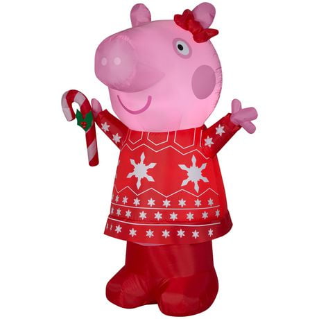 Airblown Peppa Pig in Christmas Sweater MD Hasbro | Walmart Canada