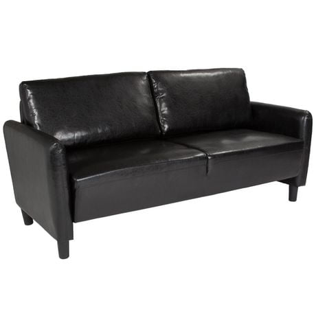 Click here for Flash Furniture Candler Park Upholstered Sofa In D... prices