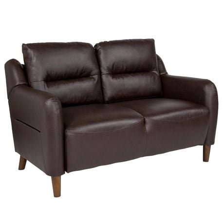 Click here for Flash Furniture Newton Hill Upholstered Bustle Bac... prices