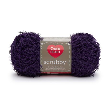 Red Heart® Scrubby™ Yarn, Polyester #4 Medium, 3.5oz/100g, 92 Yards ...