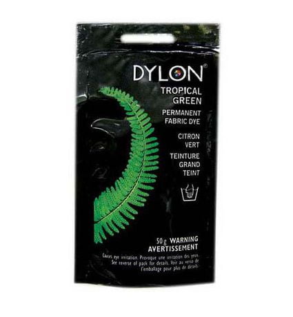 Click here for Dylon Permanent Fabric Dye Tropical Green 50 G prices