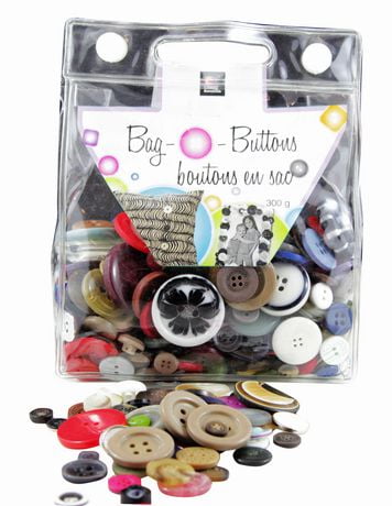 Click here for Crafting Essentials Bag O Buttons - All Mixed Asso... prices