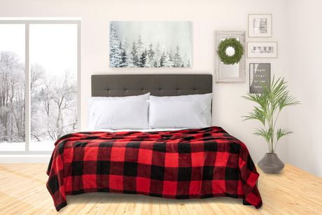 Click here for Safdie & Co. Blanket Knit Printed Buffalo Plaid Re... prices