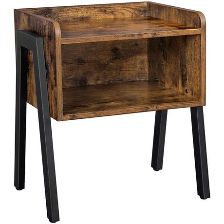Click here for Vasagle Nightstand Endtable In Rustic Brown 16.5 L... prices