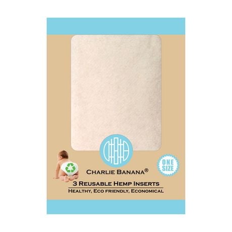 Charlie Banana 3 Hemp One Size Inserts - Walmart.ca