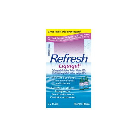 Refresh LiquidGel Eye Gel, 2x15mL - Walmart.ca
