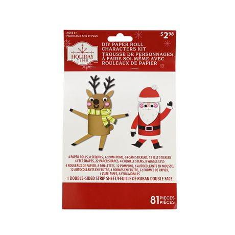 HOLIDAY TIME PAPER ROLL CHARACTER | Walmart Canada