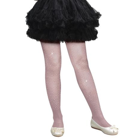 RHINESTONE OPAQUE TIGHTS - PINK | Walmart Canada
