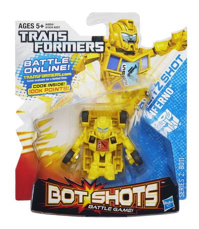 Transformers Bot Shots Battle GAME Series 2 Flip Shot Inferno Vehicle ...