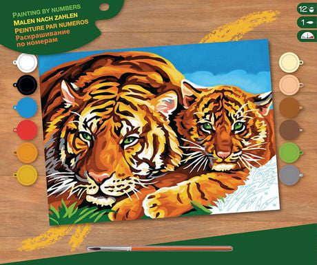 Paint by Number - Tigers - Walmart.ca
