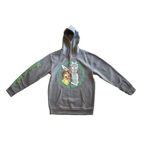 Click here for Mens Rick And Morty Just Look Morty Hoodie Grey S prices