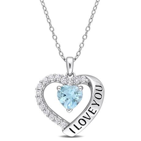 Click here for Miabella 1-7/8 Carat T. G.W. Blue And White Topaz... prices