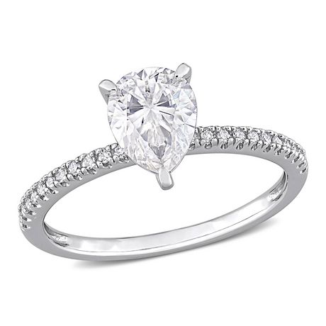 Click here for Miabella 1-1/4 Carat T. G.W. Created Moissanite An... prices