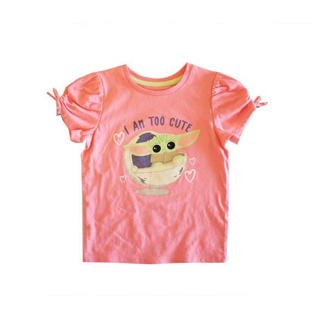 Click here for Toddler Girls Star Wars Too Cute Child T-Shirt Pin... prices