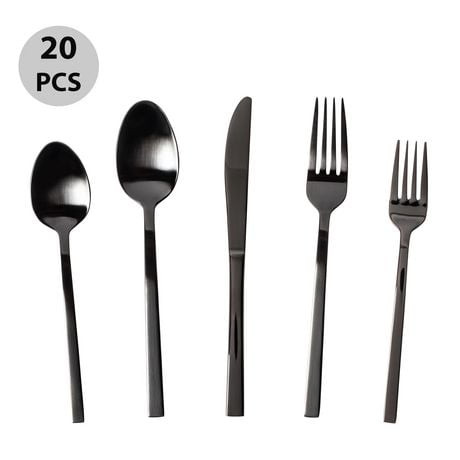 Click here for Safdie & Co. Flatware Stainless Steel Palos Black... prices