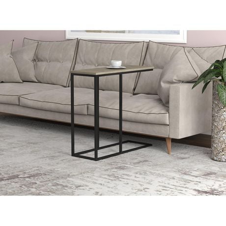 Click here for Safdie & Co. Accent Table 27.5L C-Shaped Dark Taup... prices