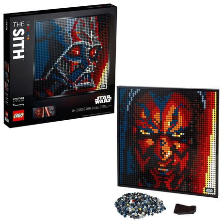 LEGO Art Star Wars The Sith 31200 Toy Building Kit (3,395 Pieces ...
