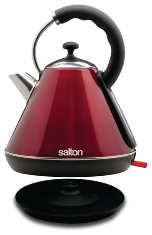 Salton Retro Pyramid Kettle 1.8L Metalic Red JK1570 | Walmart Canada