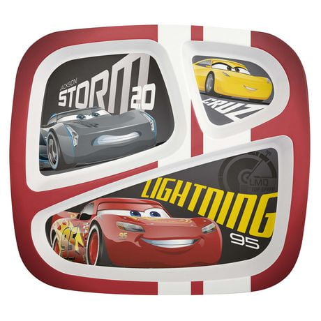 Disney Cars 3 Kids' 3-Section Plate | Walmart Canada
