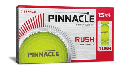 Pinnacle Rush for Distance Yellow Golf Balls | Walmart Canada