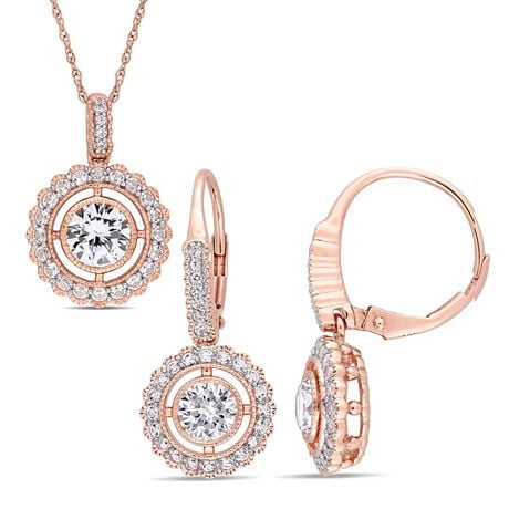 Click here for Miabella 2-Piece Set 3-1/4 Carat T. G.W. Created W... prices