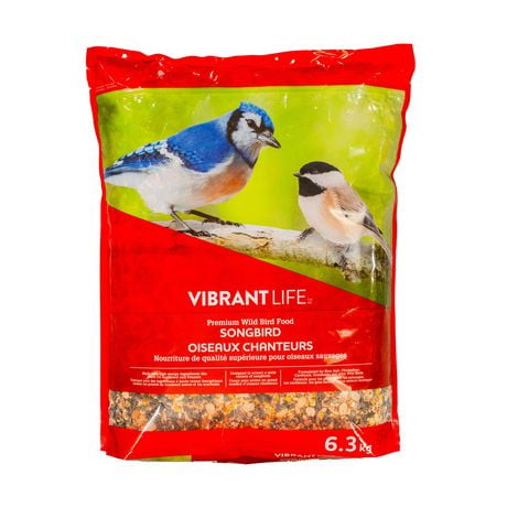 Vibrant Life Songbird Premium Wild Bird Food 6.3KG, Songbird Premium ...