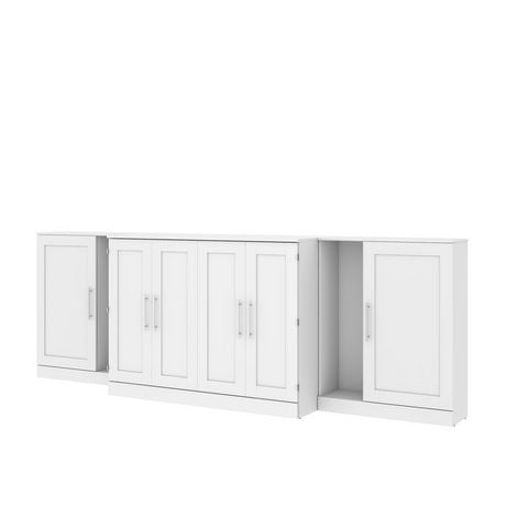 Click here for Bestar Pur 133W Full Cabinet Bed With Mattress And... prices